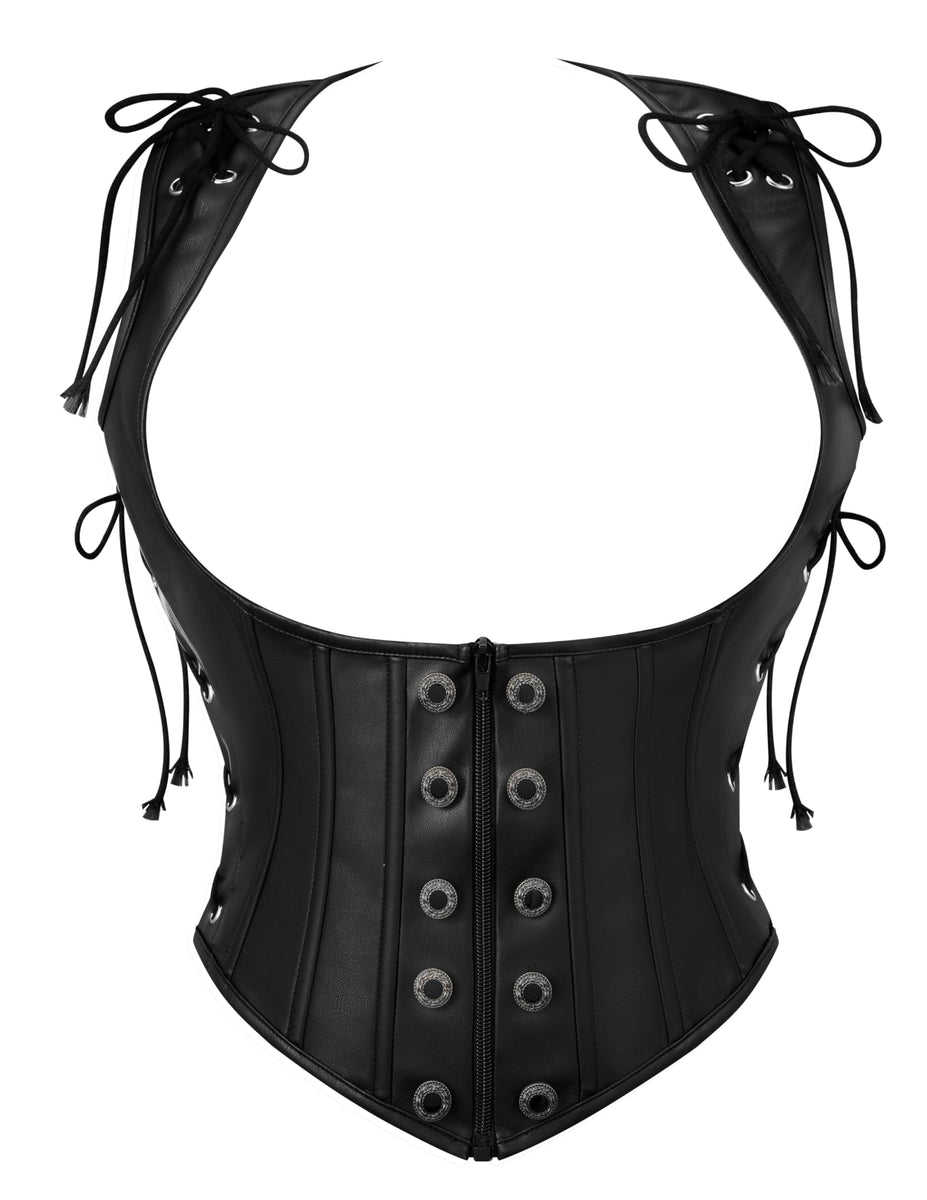 Halloween Steampunk Corset Women, Black Renaissance Pirate Bustier ...