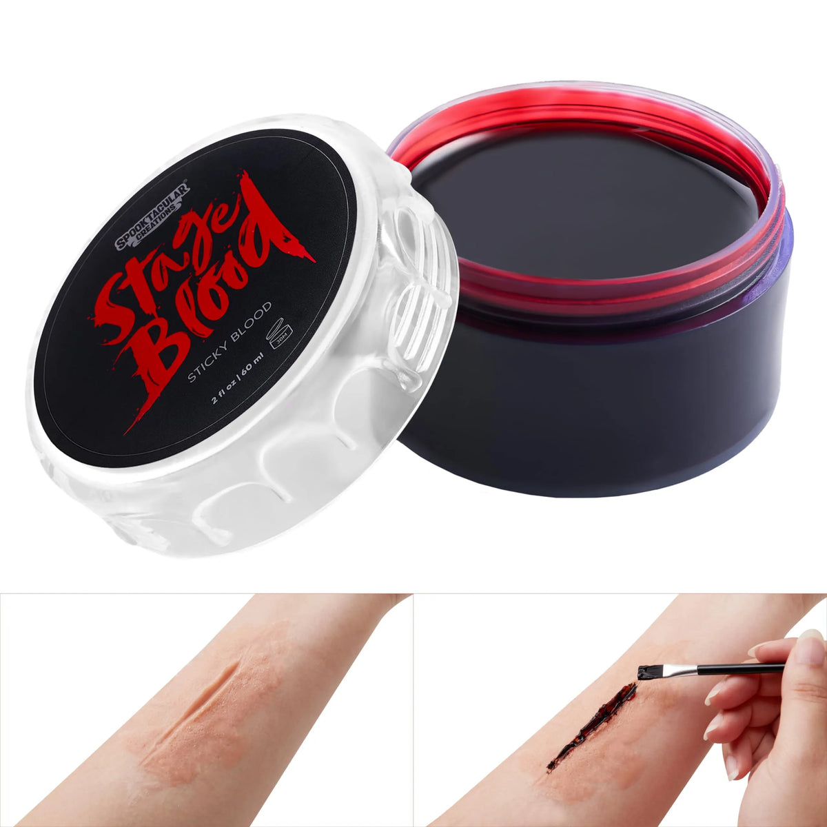 2.5 Oz Halloween Makeup Coagulated Blood for Adult and Kids ...