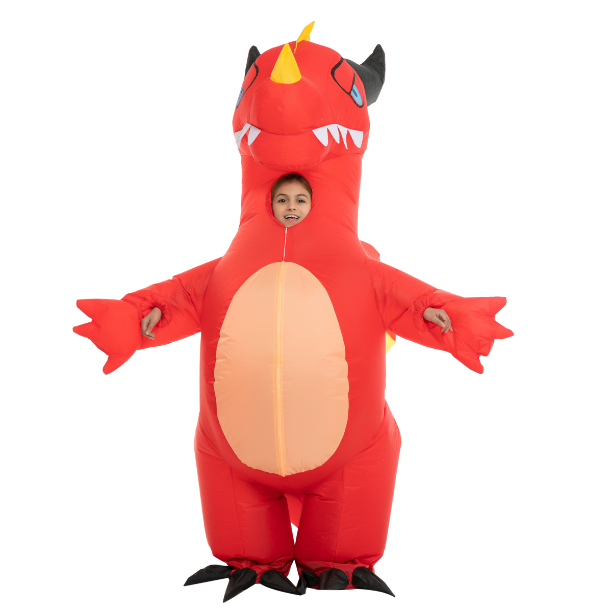 SPOOKTACULAR | Full Body Scarlet Dragon inflatable costume for Kids ...