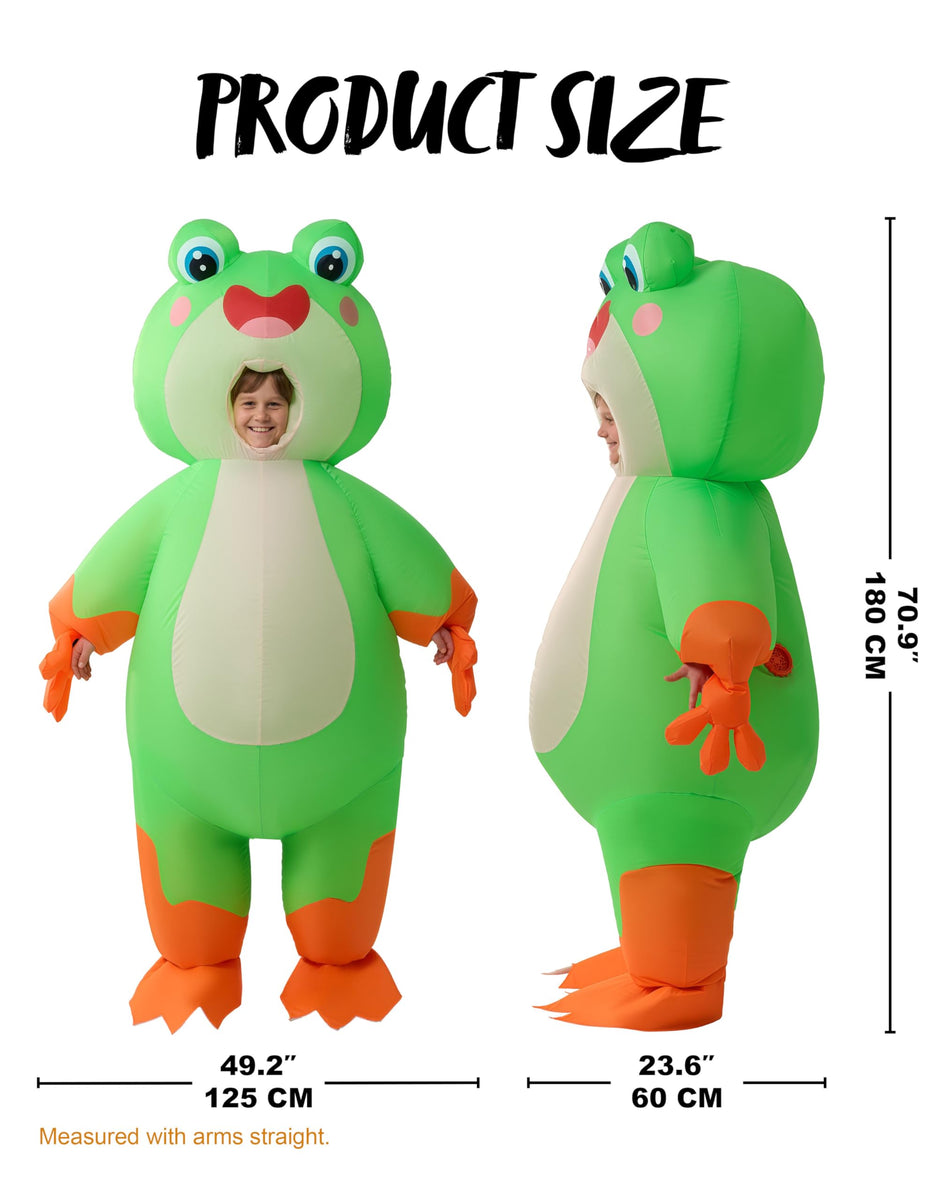 Halloween Kids Piggy Frog Inflatable Costumes, Inflatable Suit Blow-up ...