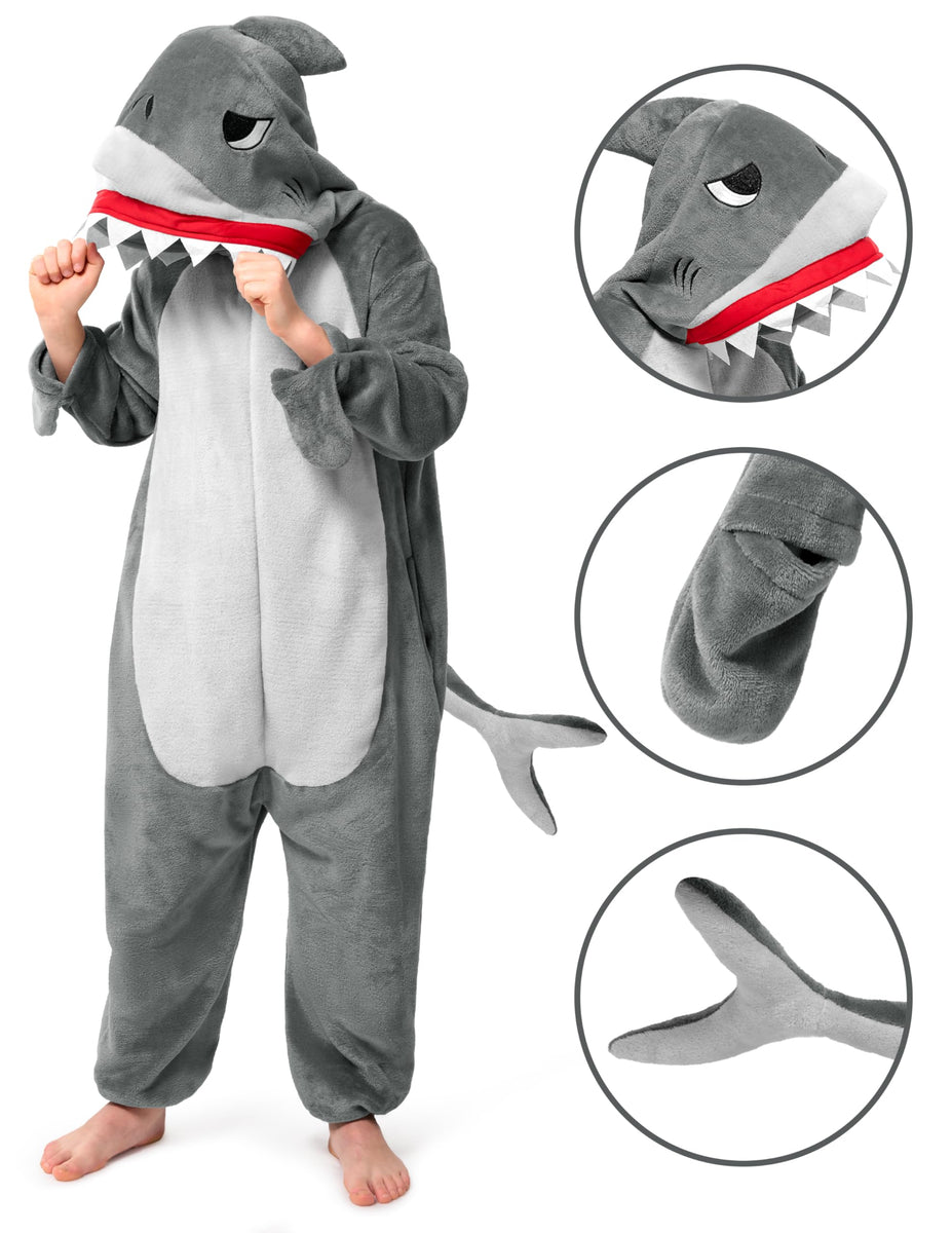 Shark Halloween Animal Costume Kids, Animal Jumpsuit for Toddler ...