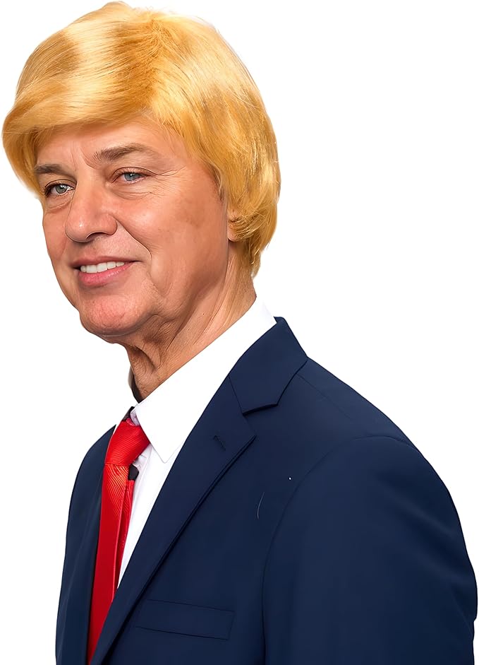 Halloween Gold Wig for Adults | Spooktacular Creations