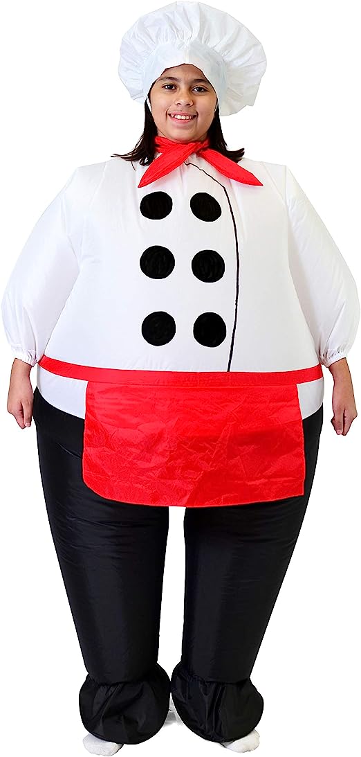 Inflatable Chief Cook Costume - Child | Spooktacular Creations