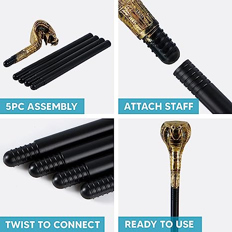 Egyptian Cane Cosplay Accessaries | Spooktacular Creations
