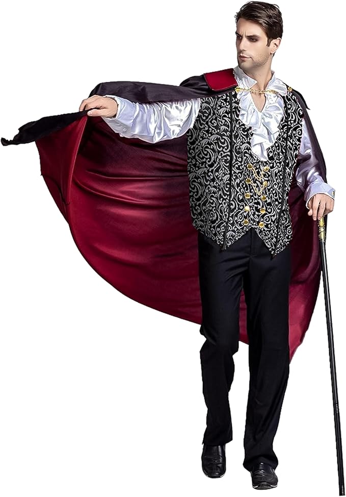 Halloween Vampire Costume, Silver | Spooktacular Creations