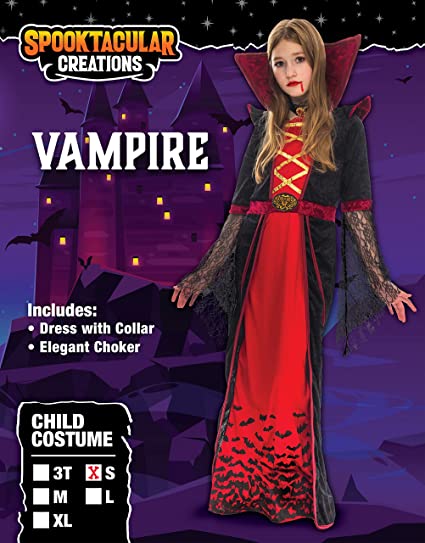 Royal Vampire Costume Cosplay- Child | Spooktacular Creations