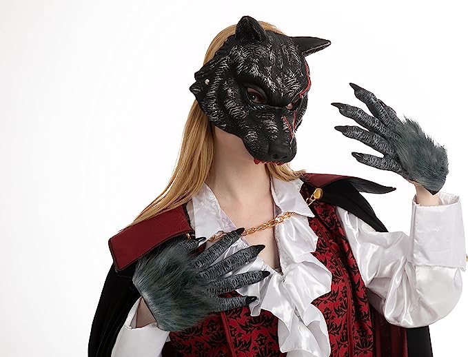 Realistic Werewolf Mask Cosplay Accessories- Adult | Spooktacular Creations