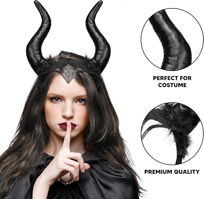 Halloween Devil Horns Headband | Spooktacular Creations