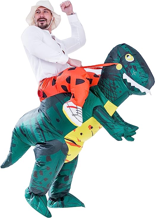 Inflatable Ride-On-Dinosaur Costume - Adult | Spooktacular Creations