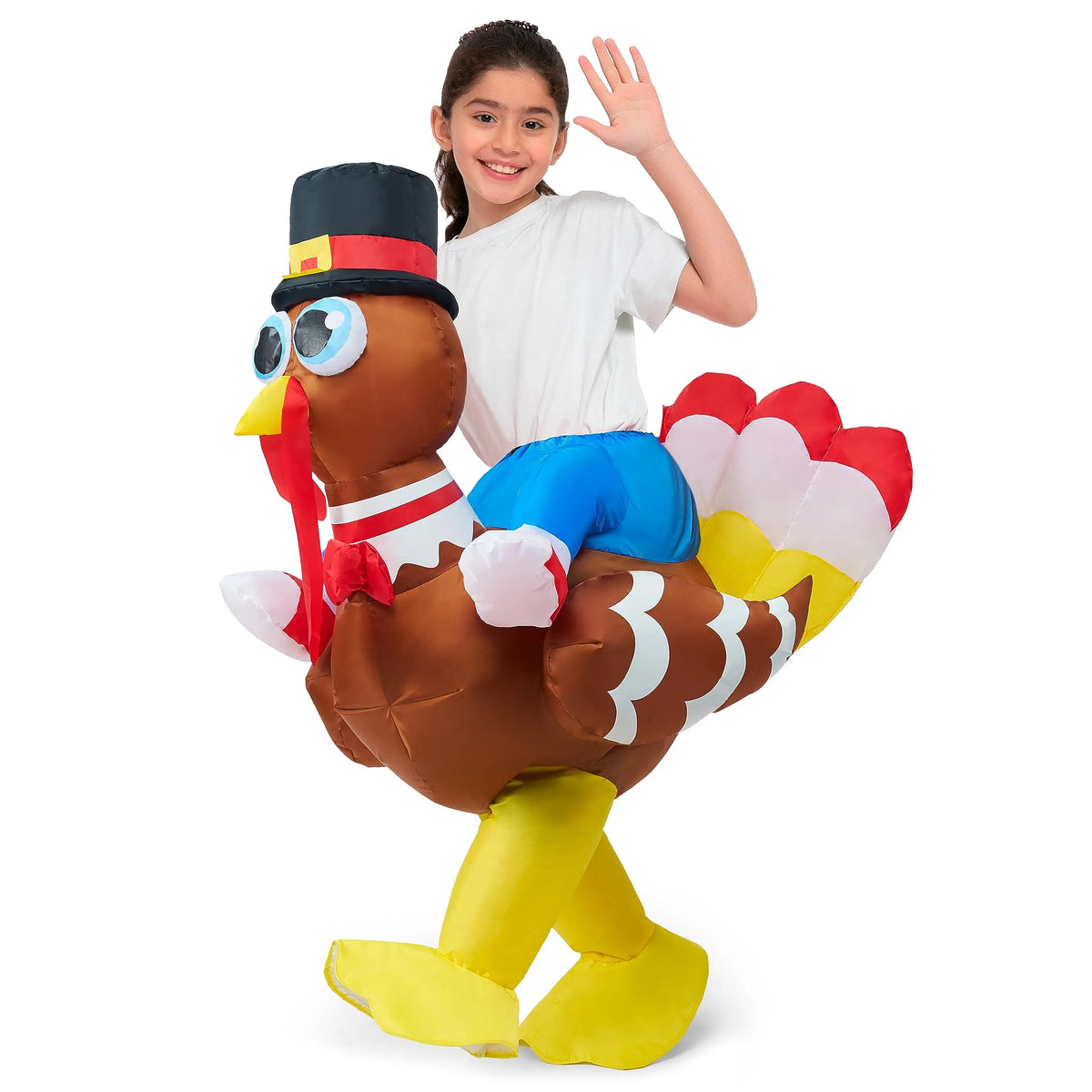 Adult/Child Thanksgiving Turkey Inflatable Costume for Halloween Party ...