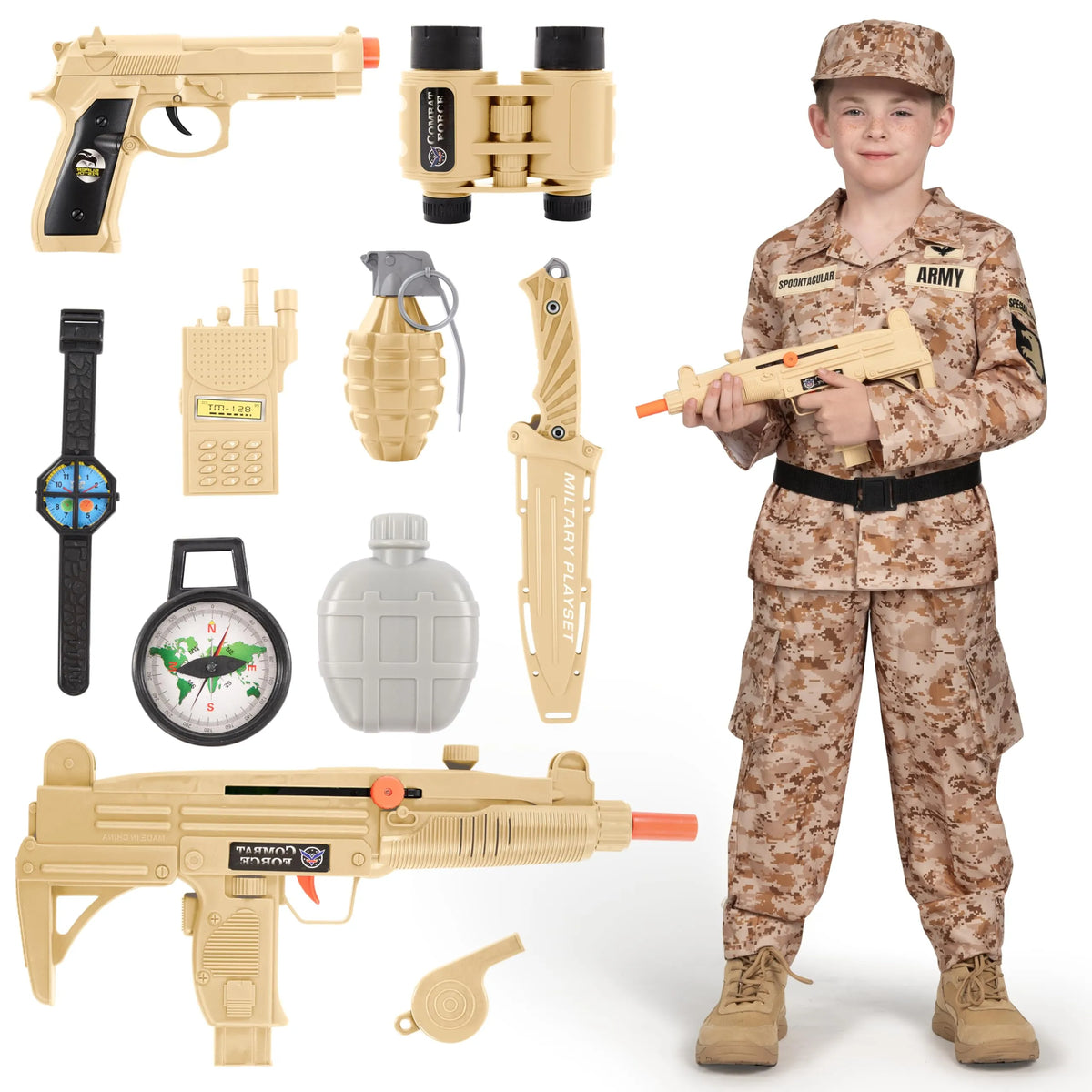 Boys Military Costume, Army Soldier Costume for Kids | Spooktacular ...