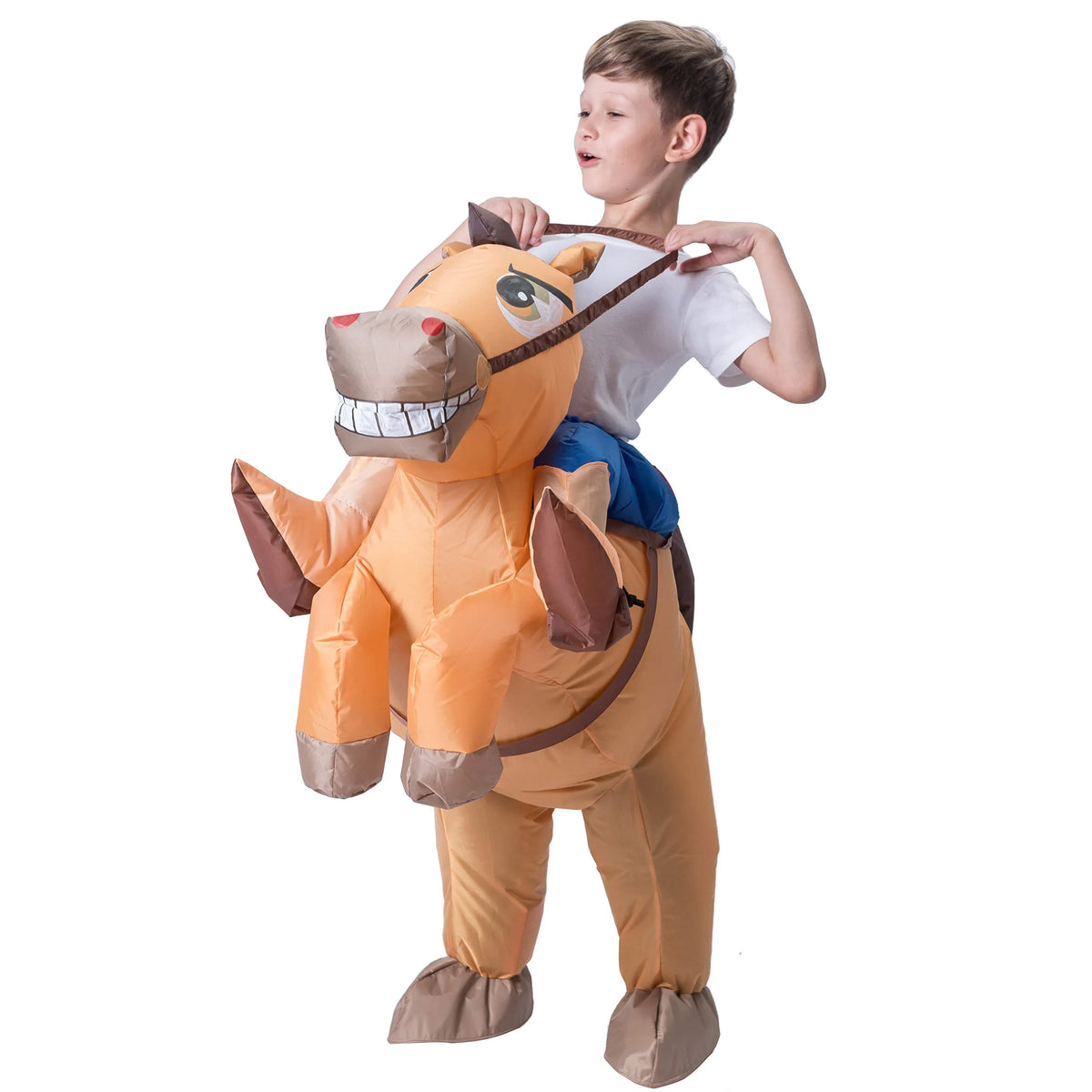 Inflatable Ride-On Cowboy Costume - Child | Spooktacular Creations