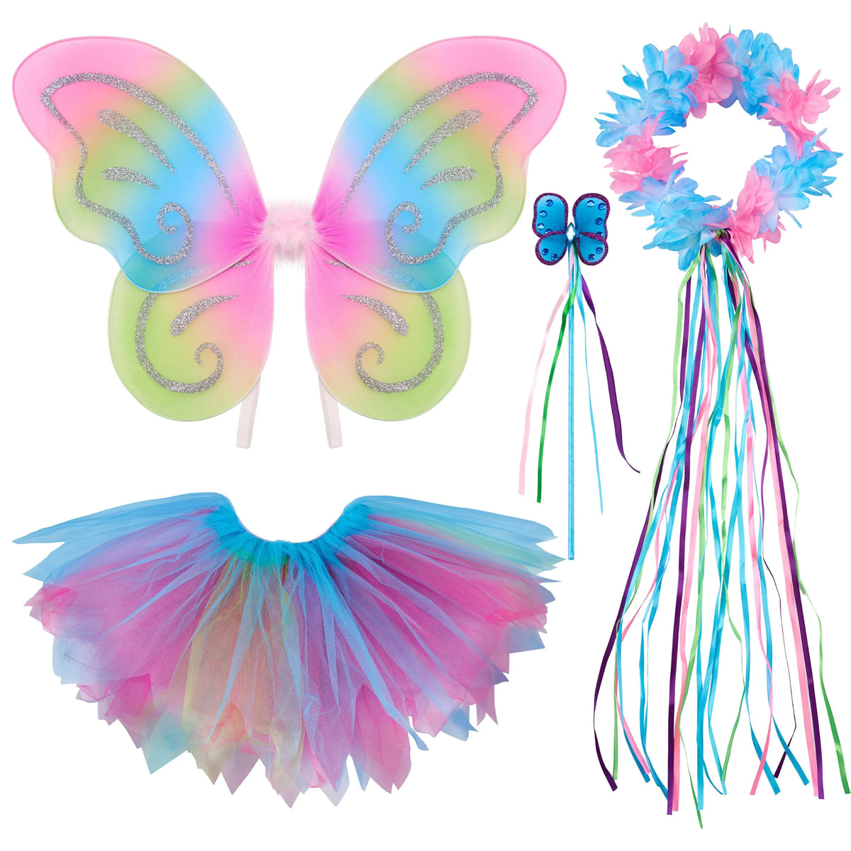 Halloween Costume Accessory Fairy Costume Set for Girls | Spooktacular ...