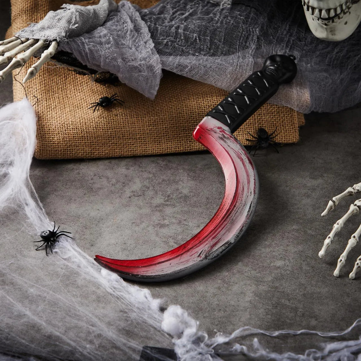 Halloween Fake Plastic Sickle Weapon Toy Accessories for Costume Party ...