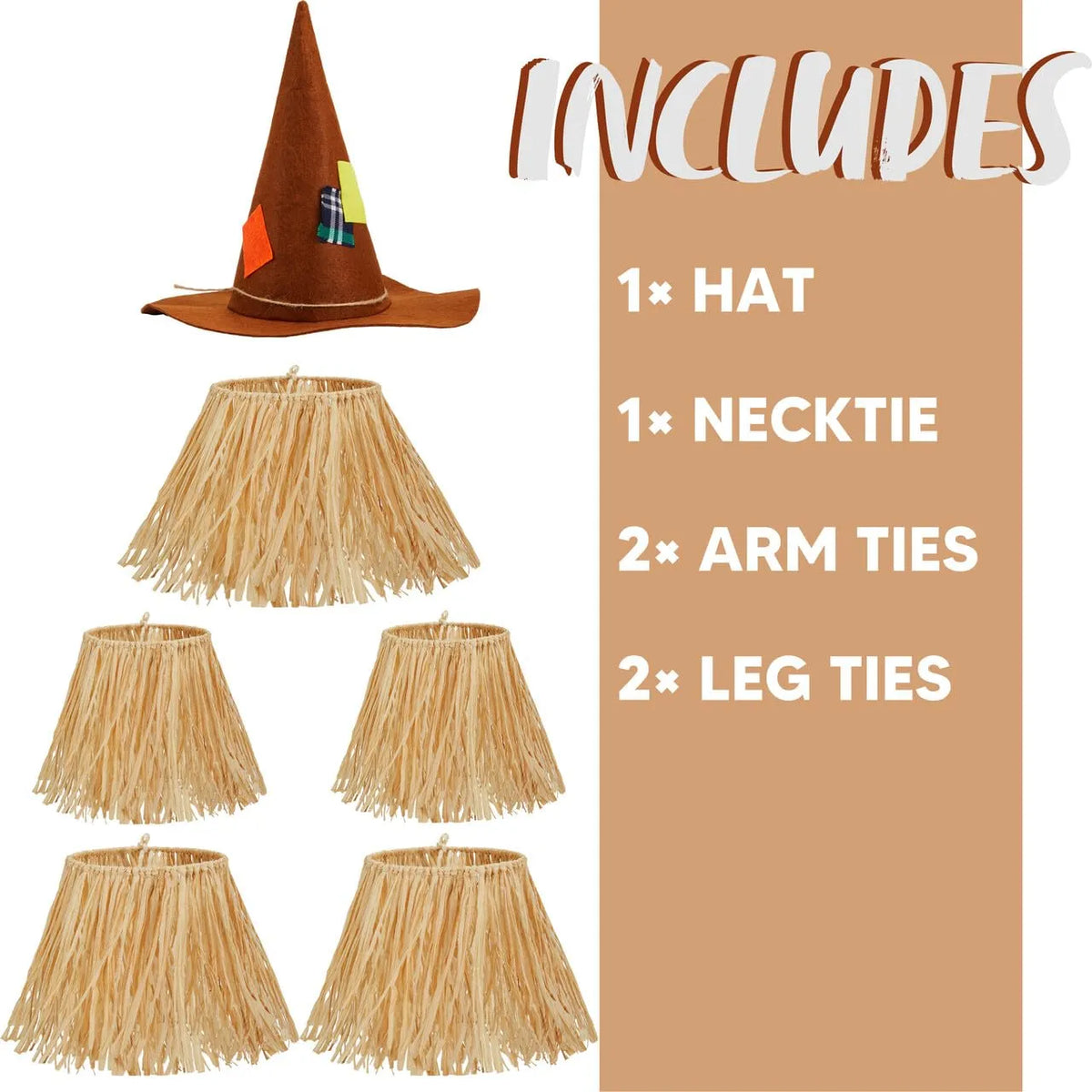 Halloween Scarecrow Costume Set Include Hat and Skirt | Spooktacular ...