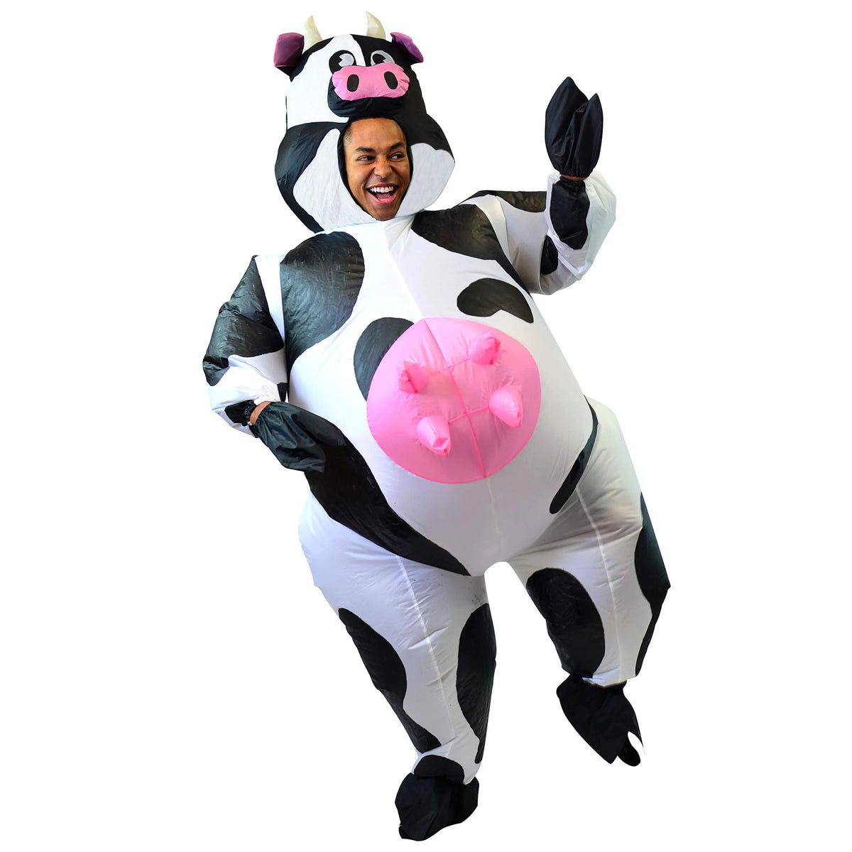 Inflatable Cow Costume Adult, Halloween Blow up Outfit, Cow Inflatable ...