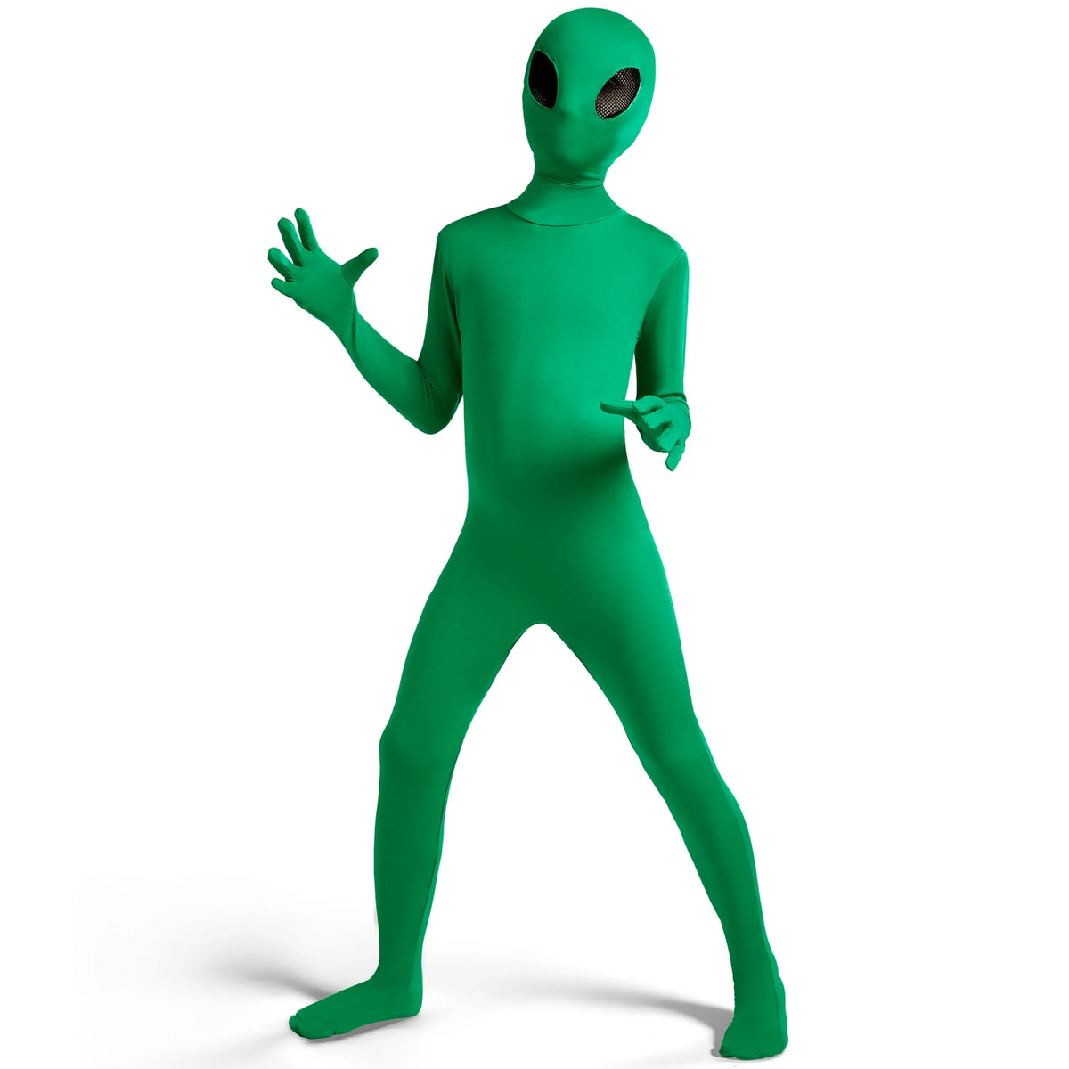 Kids Alien Costume, Green Alien Jumpsuit for Boys, Girls | Spooktacular ...