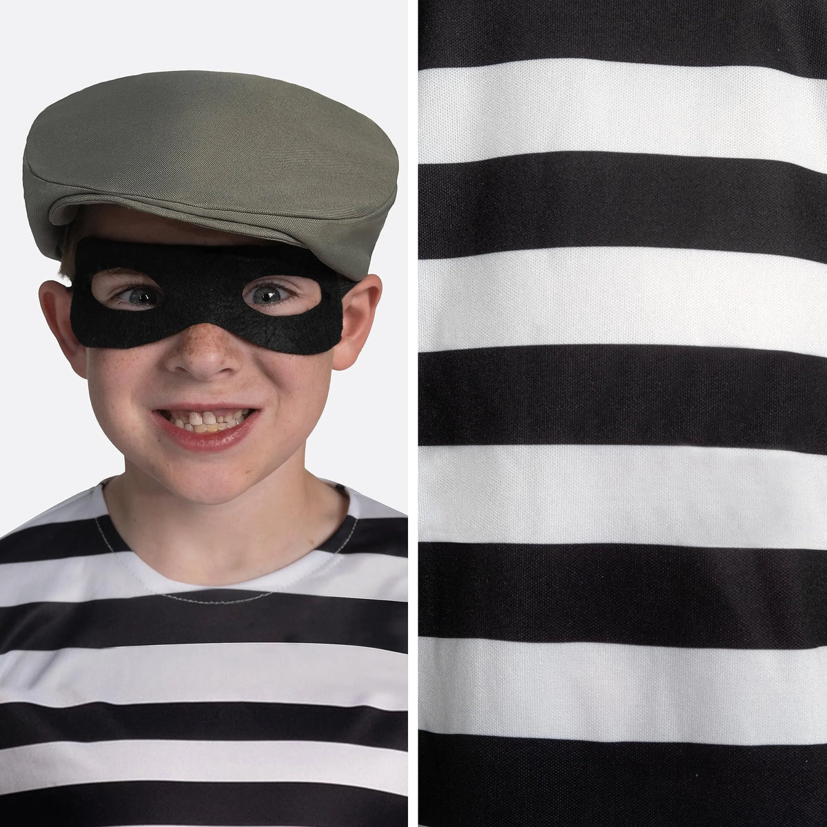 Kids Robber Costume, Burglar Shirt Pants | Spooktacular Creations