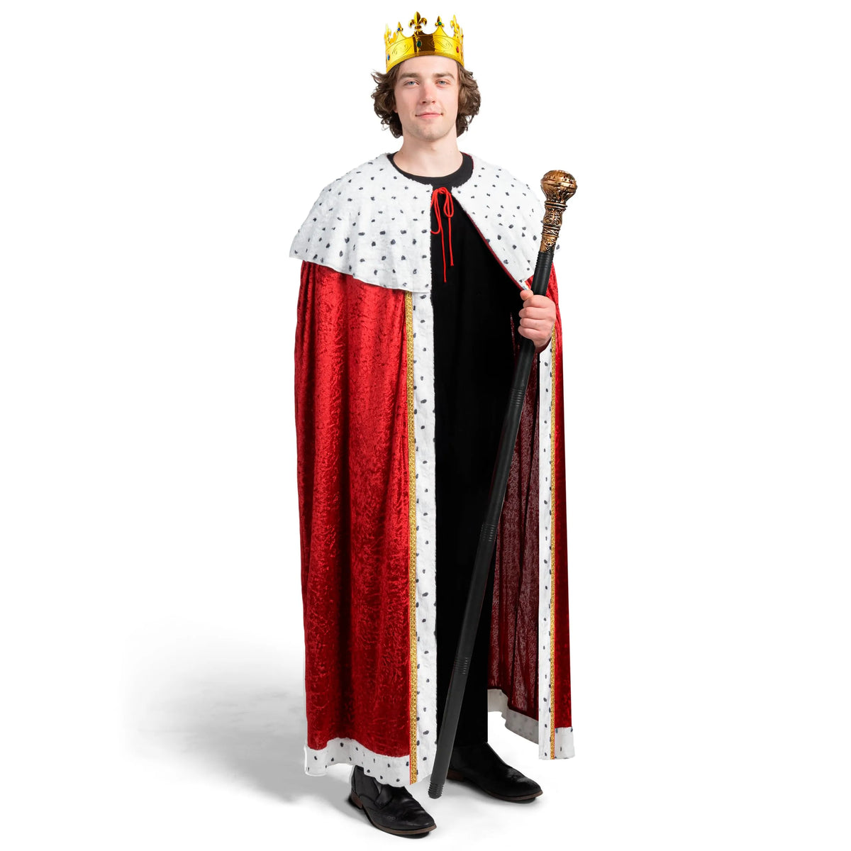 King Costume Set for Kids, Adult, Medieval Royal Lord Farquaad Costume ...