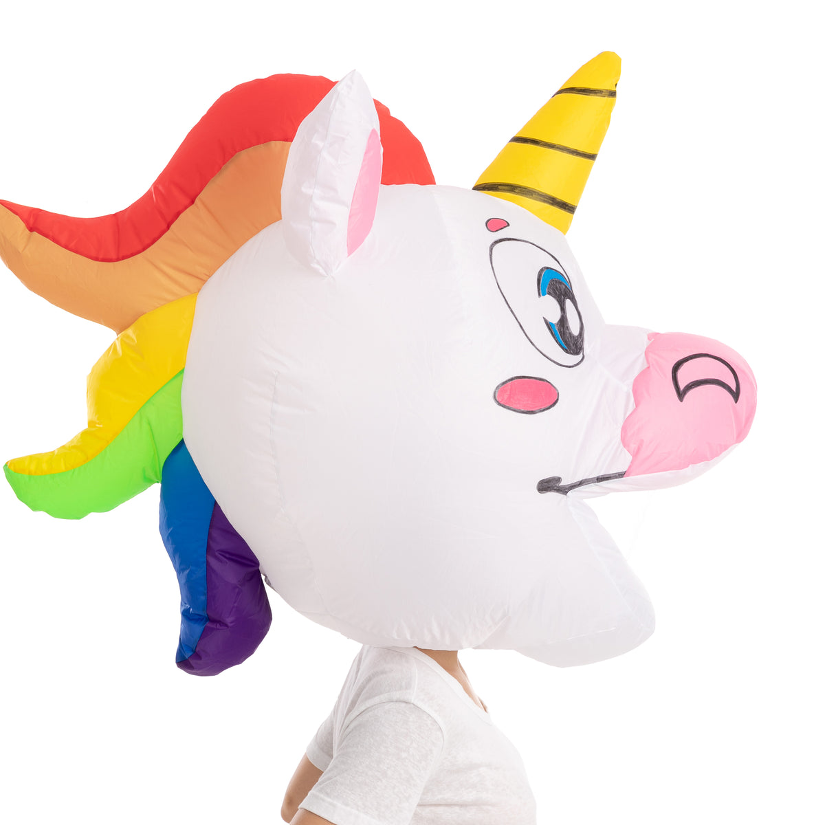 Unicorn Bobble Head Inflatable Costume - Adult | Spooktacular Creations
