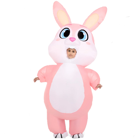 SPOOKTACULAR | Full-body Pink bunny inflatable costume | Spooktacular ...