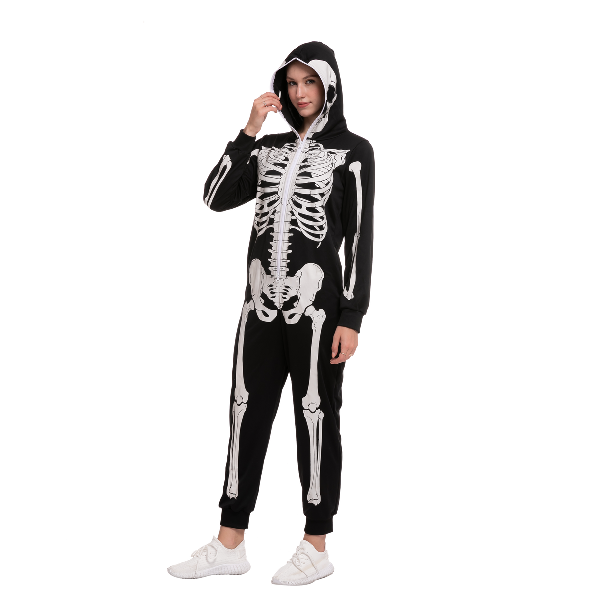 Skeleton Glow in the Dark jumpsuit for Women | Spooktacular Creations