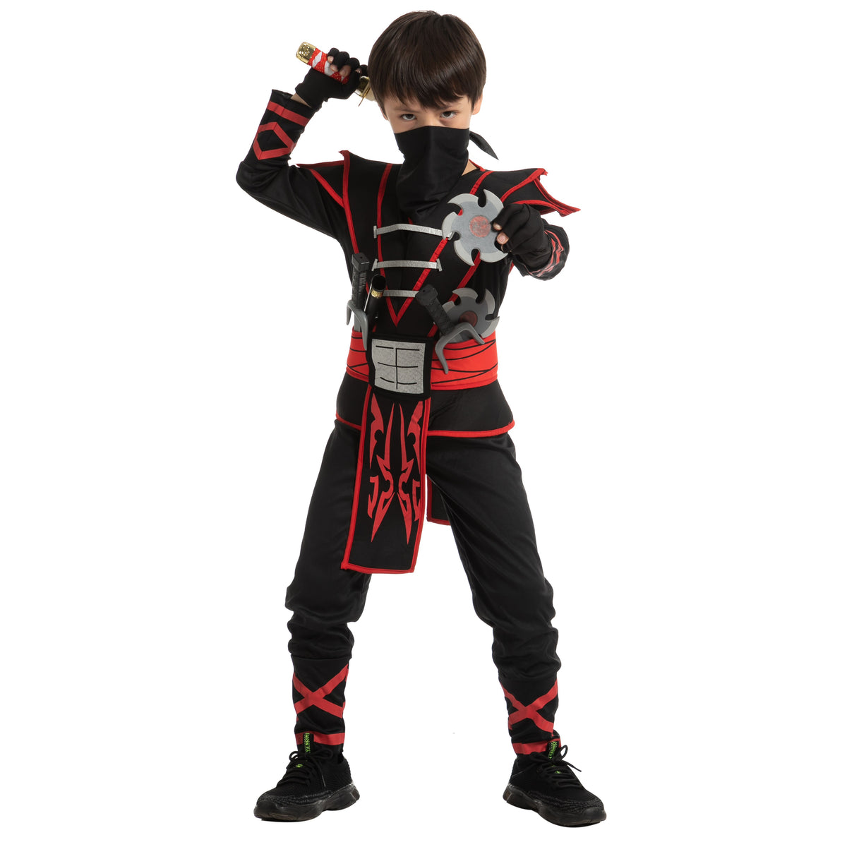 Red Samurai Ninja Costume- Boys- SPOOKTACULAR | Spooktacular Creations