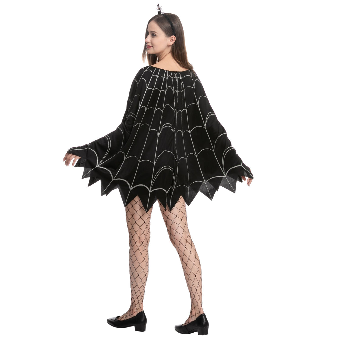 Spider Web Poncho Costume- Women- SPOOKTACULAR | Spooktacular Creations