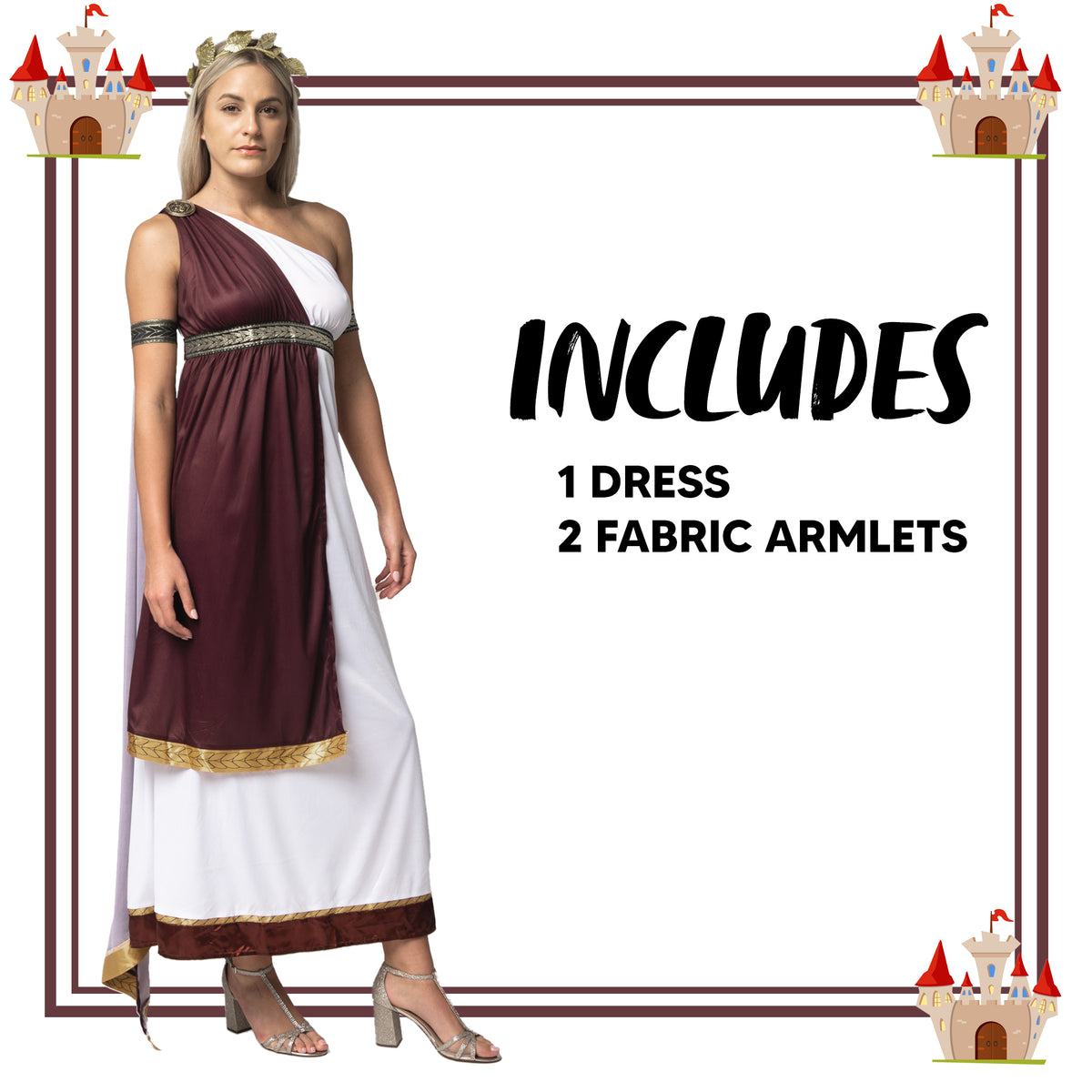 Roman Empress Costume - Adult | Spooktacular Creations