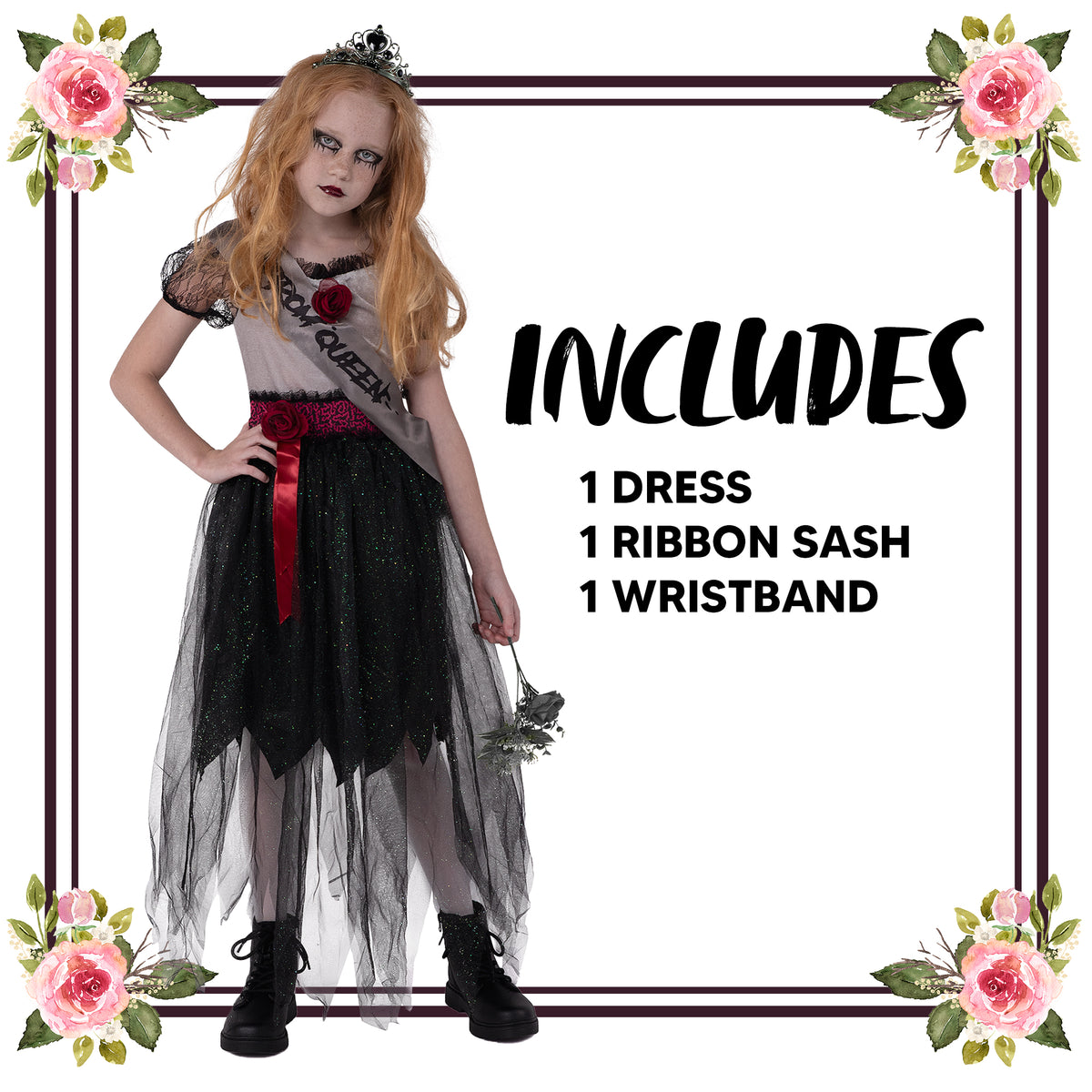 Dark Prom Queen Costume - Child | Spooktacular Creations