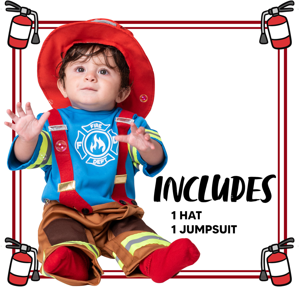 Mini Firefighter Costume - Child | Spooktacular Creations