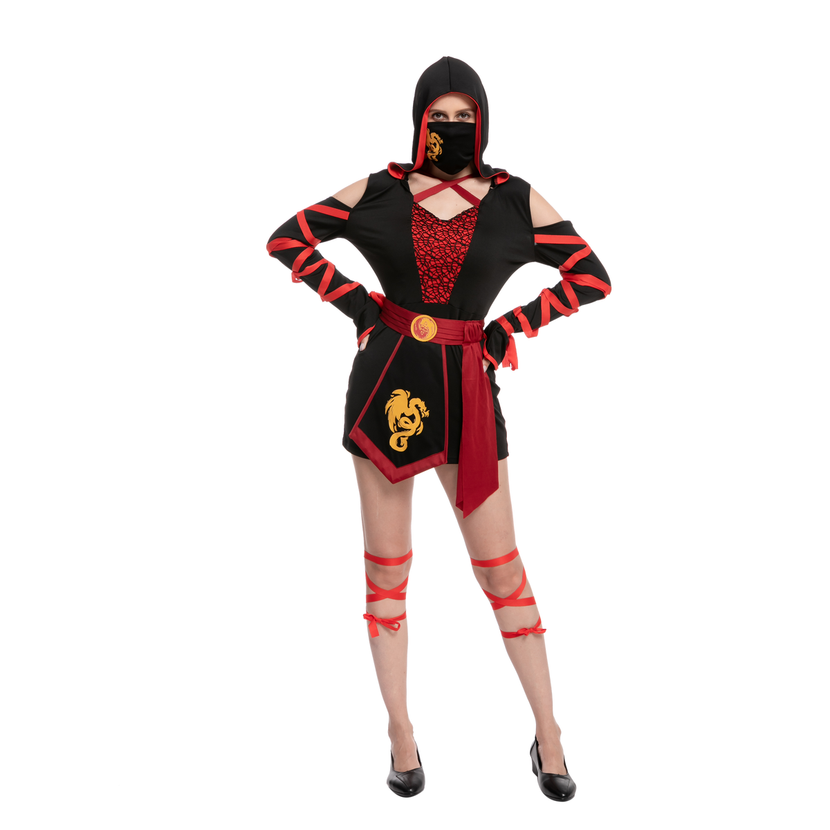 Deluxe Ninja Costume- Women- SPOOKTACULAR | Spooktacular Creations