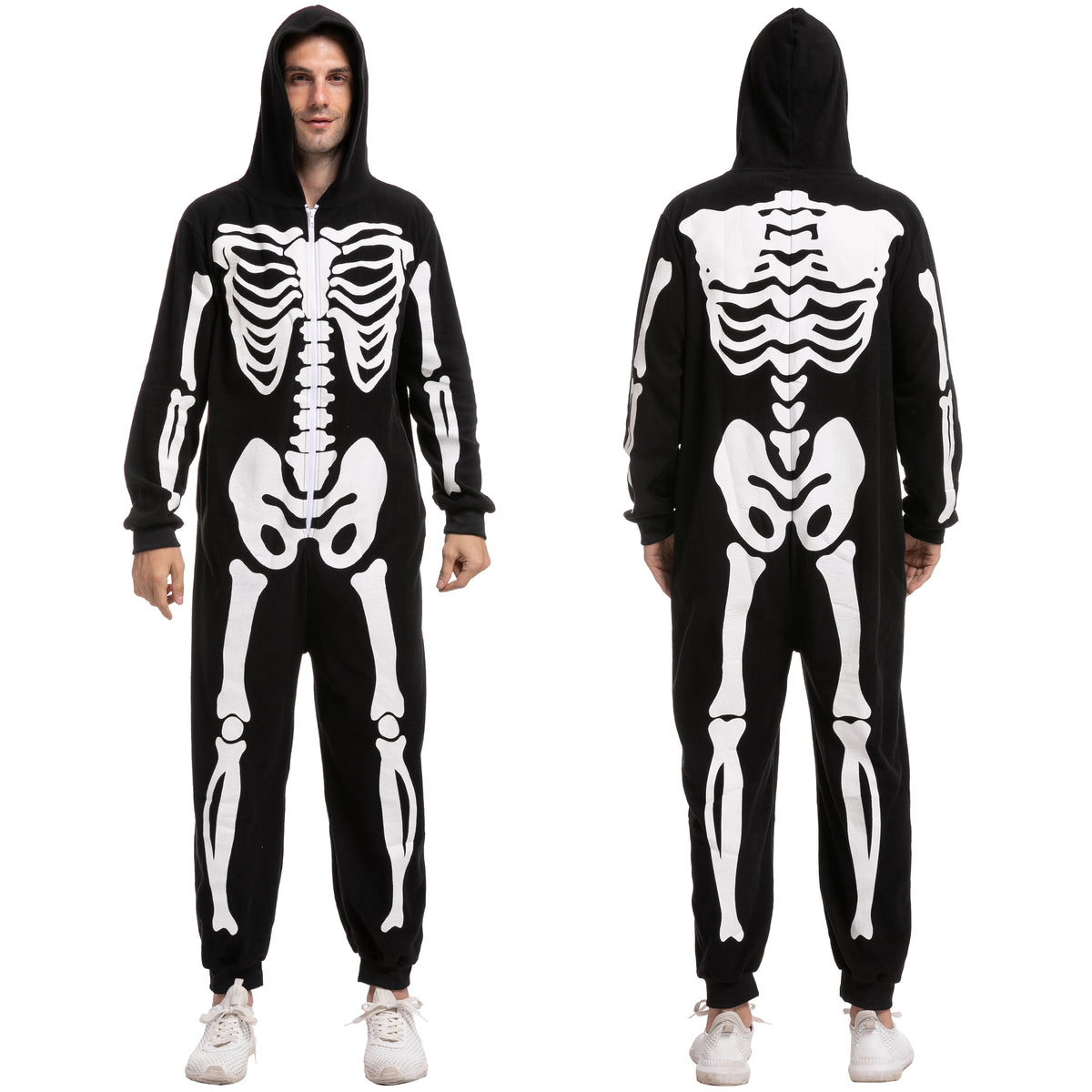 Skeleton jumpsuit for Men | Spooktacular Creations