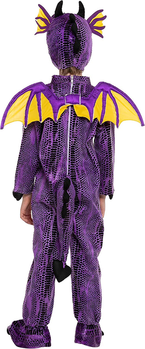 SPOOKTACULAR Unisex Purple Dragon Costume - Child | Spooktacular Creations