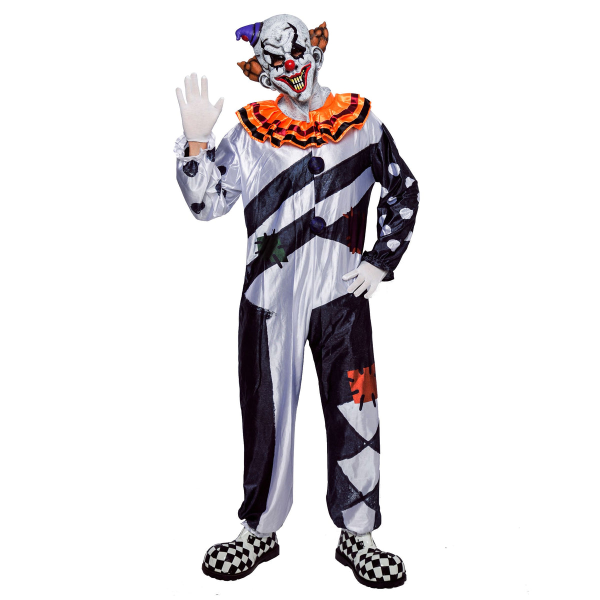 Scary Clown Costume Set Cosplay - Adult | Spooktacular Creations