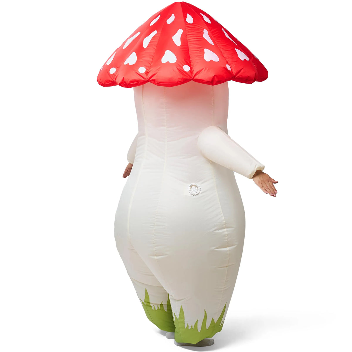 Inflatable Costume Full Body Mushroom Air Blow-up Deluxe Halloween Cos ...