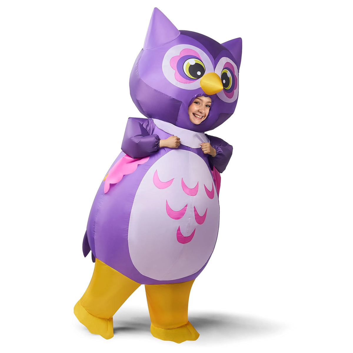 Kids Inflatable Costume, Purple Owl Air Blow Up Costumes | Spooktacular ...