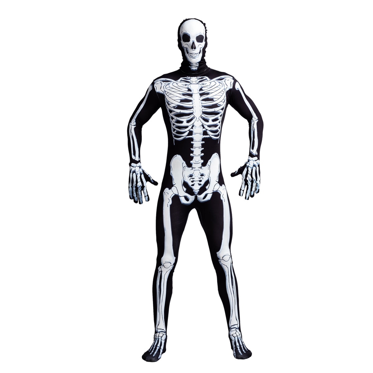 Skeleton Bone Bodysuit - Adult | Spooktacular Creations