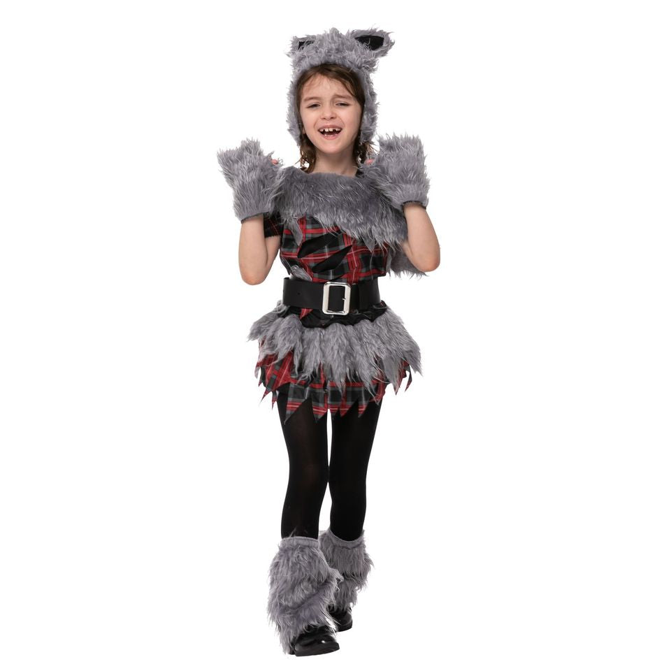 Girl Werewolf Costume For Kids