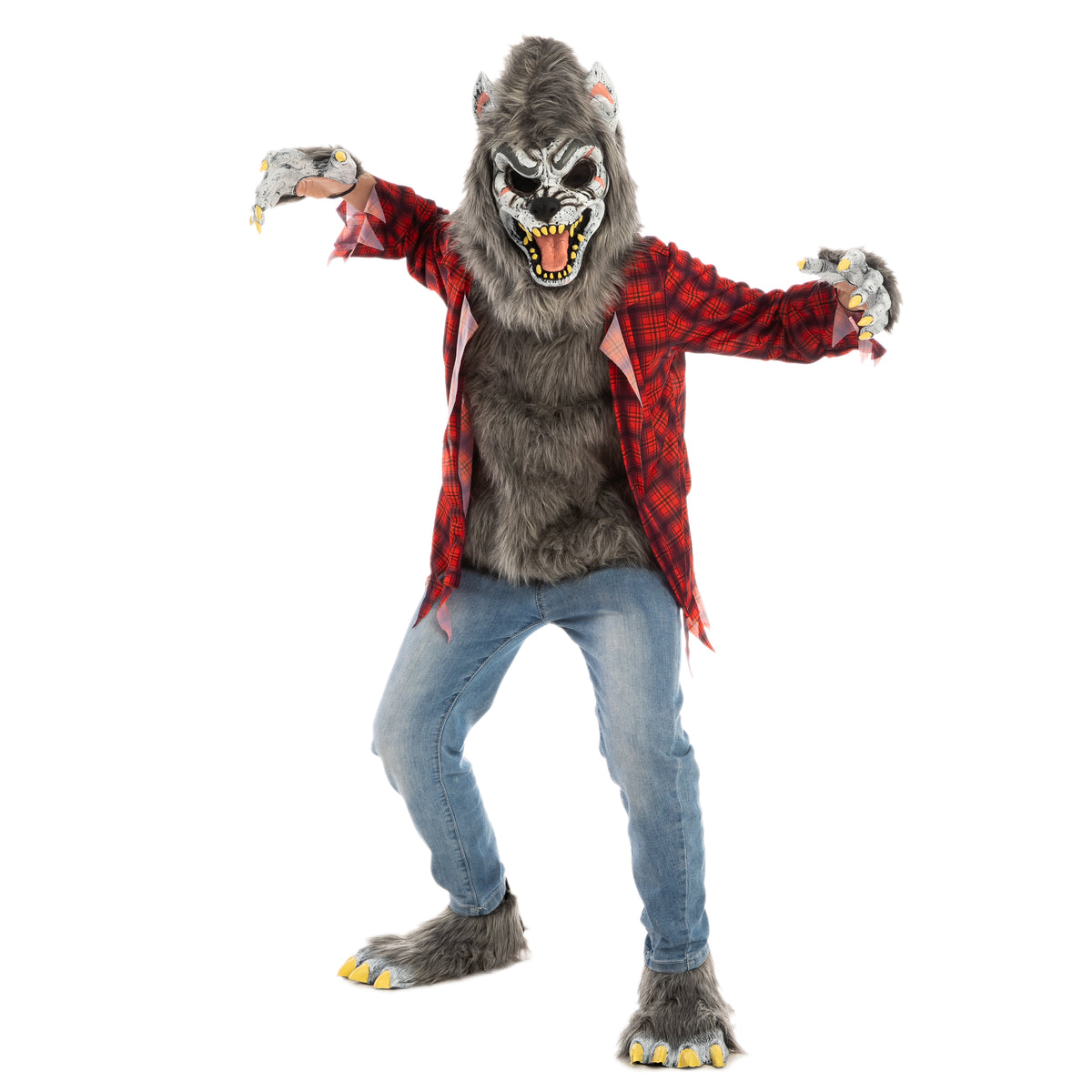 Grey Werewolf Costume Cosplay - Child | Spooktacular Creations
