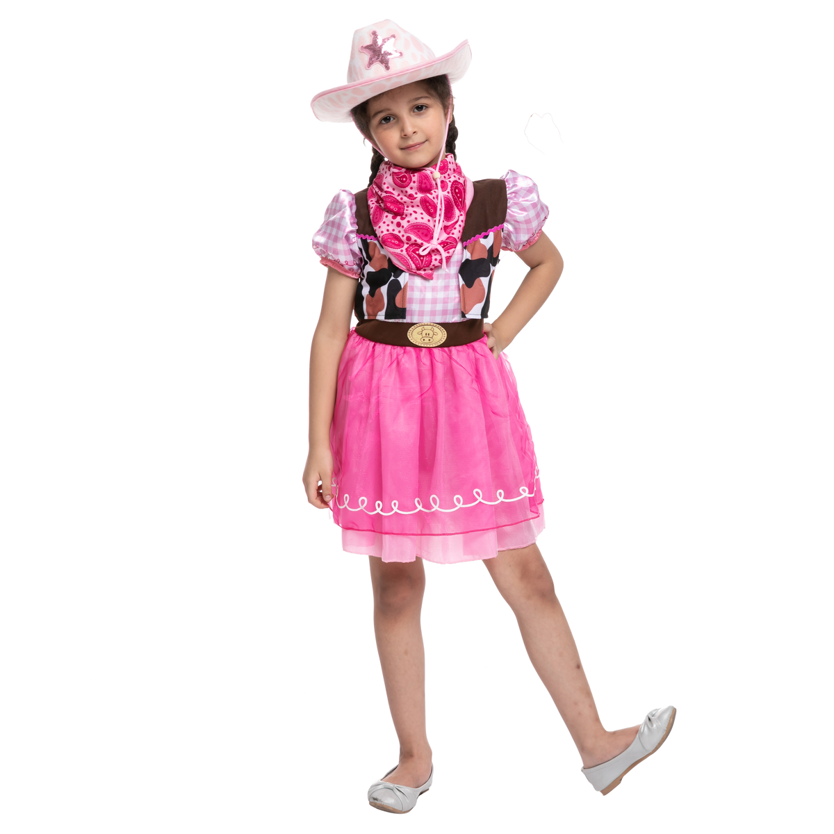 Pink Cowgirl Costume- Girls- SPOOKTACULAR | Spooktacular Creations
