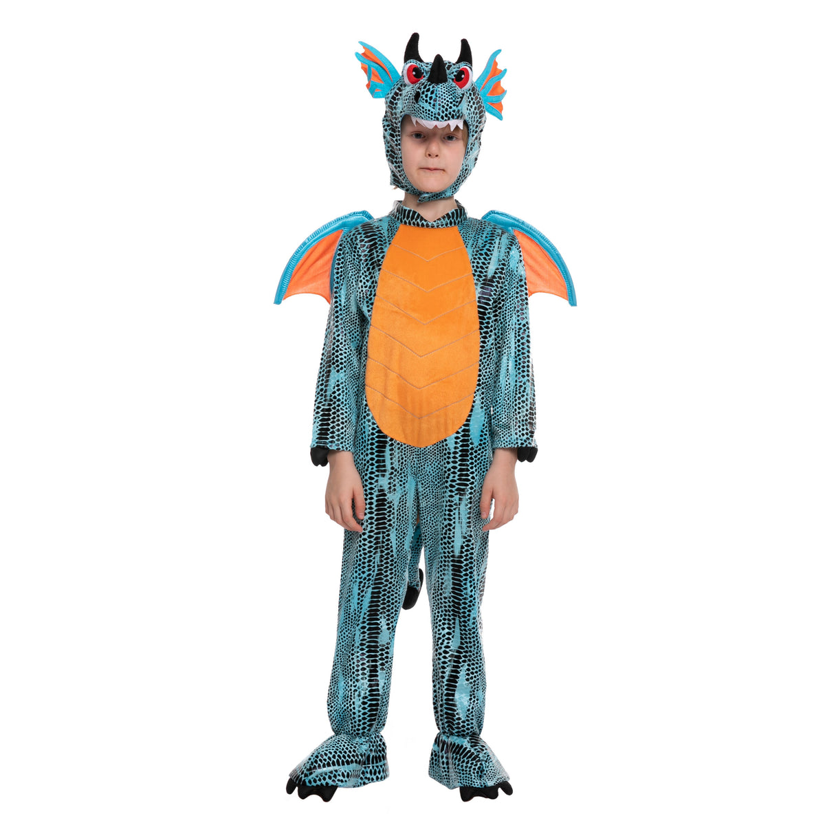 Child Unisex Dragon Blue Costume- SPOOKTACULAR | Spooktacular Creations
