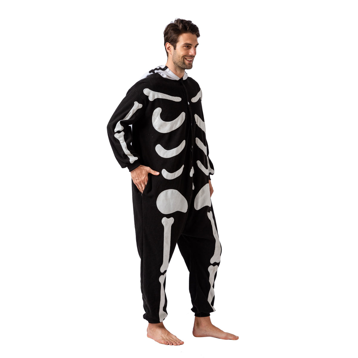 Skeleton jumpsuit Pajama Costume - Adult | Spooktacular Creations