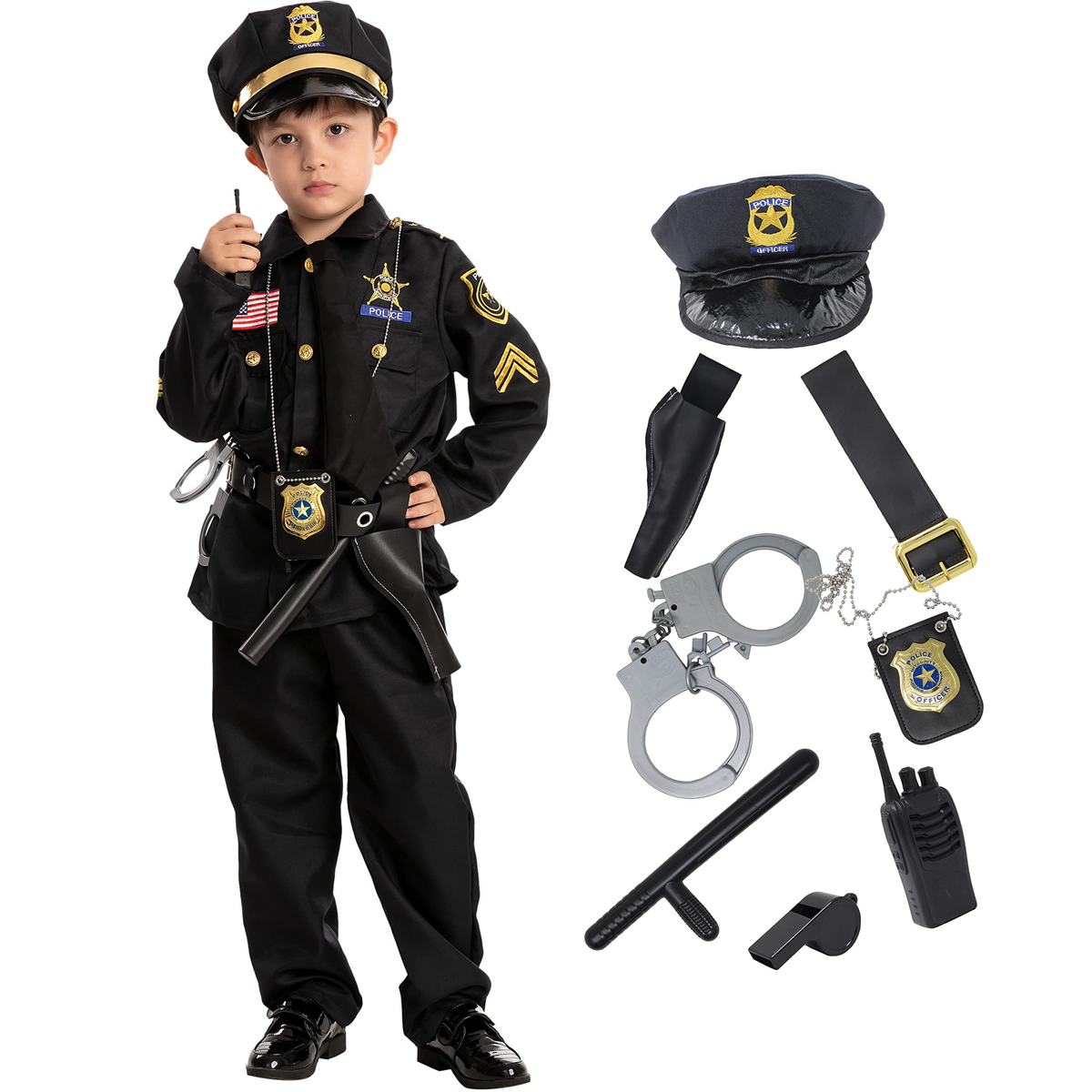 SPOOKTACULAR | Child Boy Police Costume | Spooktacular Creations