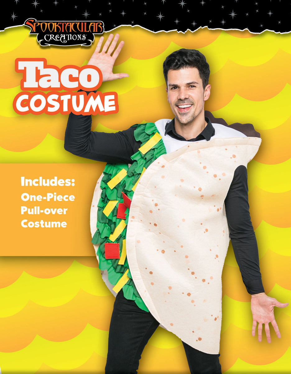Taco Costume Deluxe Set - Adult Size | Spooktacular Creations